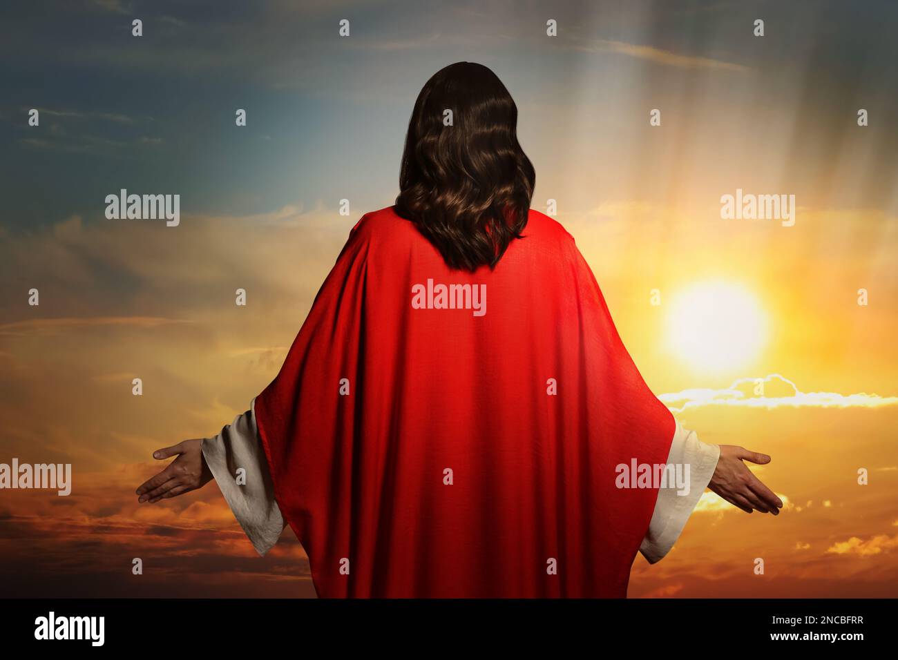 Jesus resurrected silhouette hi-res stock photography and images - Alamy