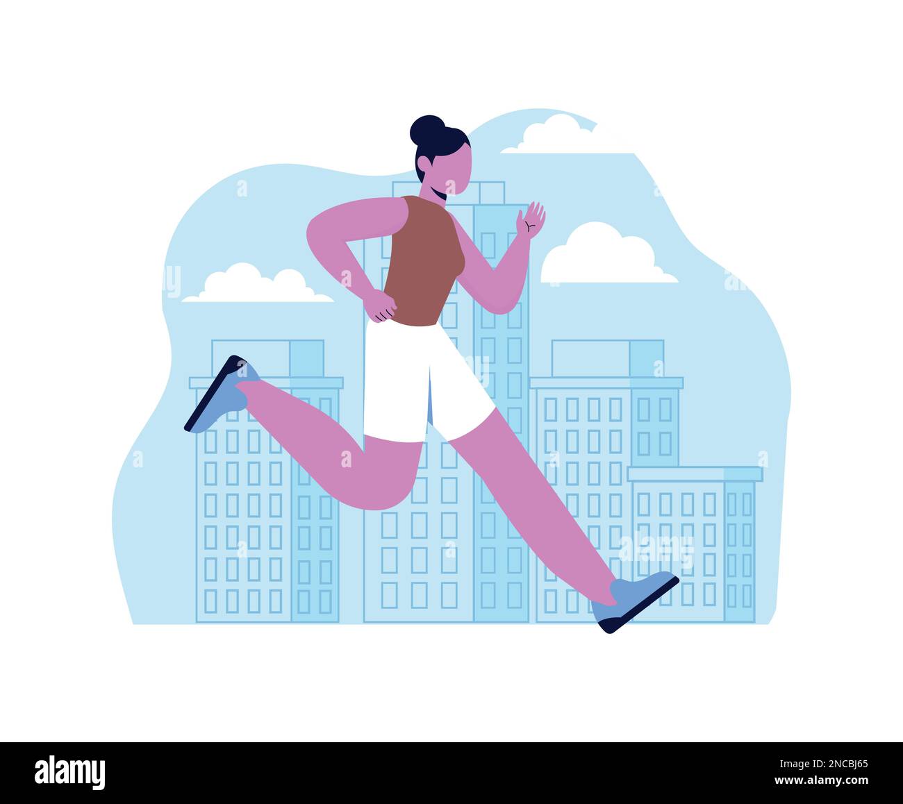 Sports and running concept Stock Vector Image & Art - Alamy