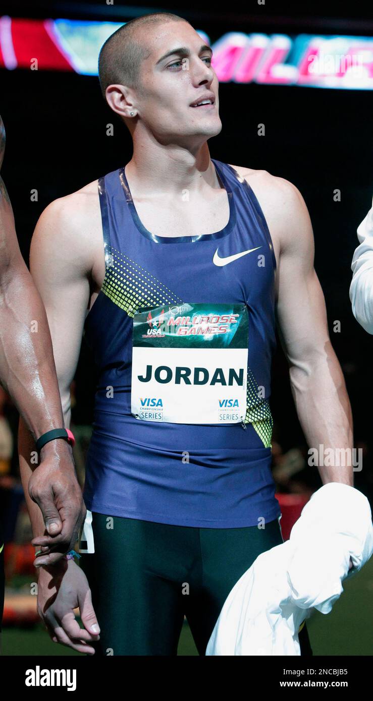 Los Angeles Galaxy soccer player Bryan Jordan looks on after running ...