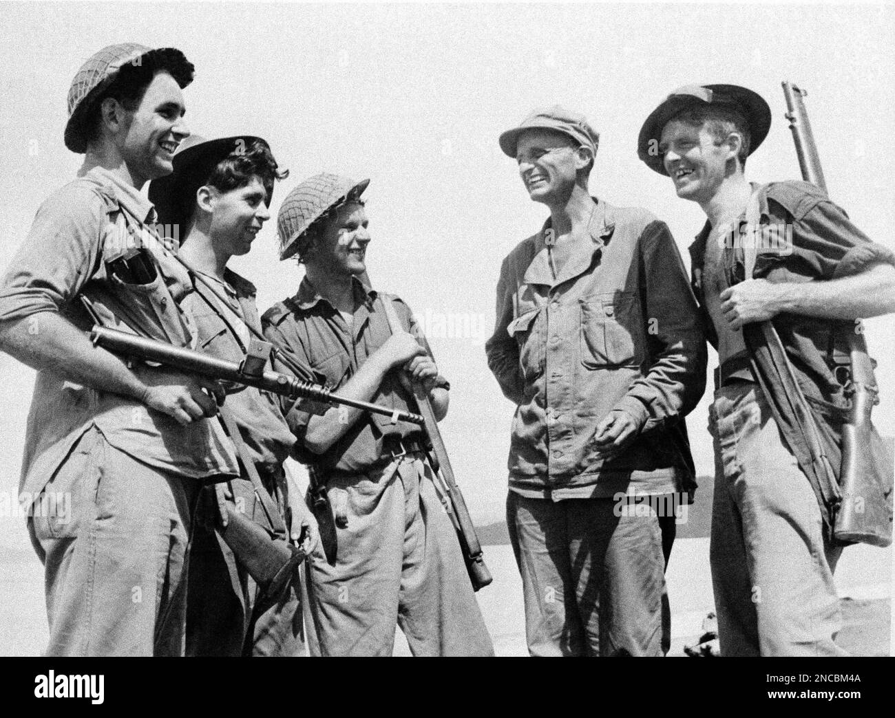 Major Archibald Roosevelt, of Long Island, New York, chats with ...