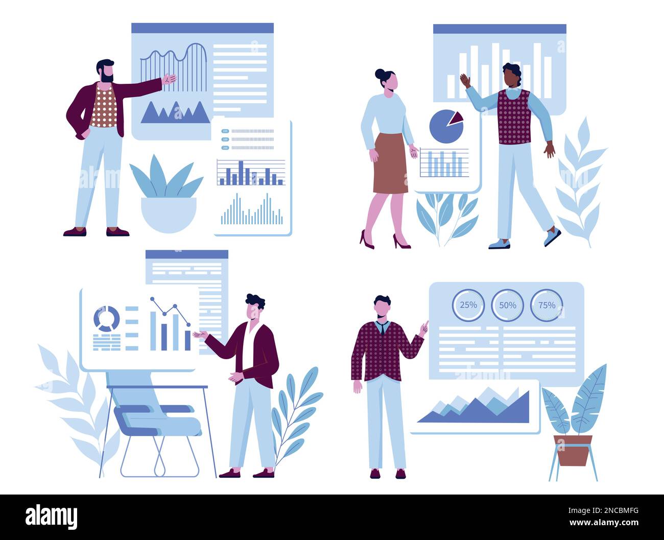Business data analysis concept Stock Vector Image & Art - Alamy