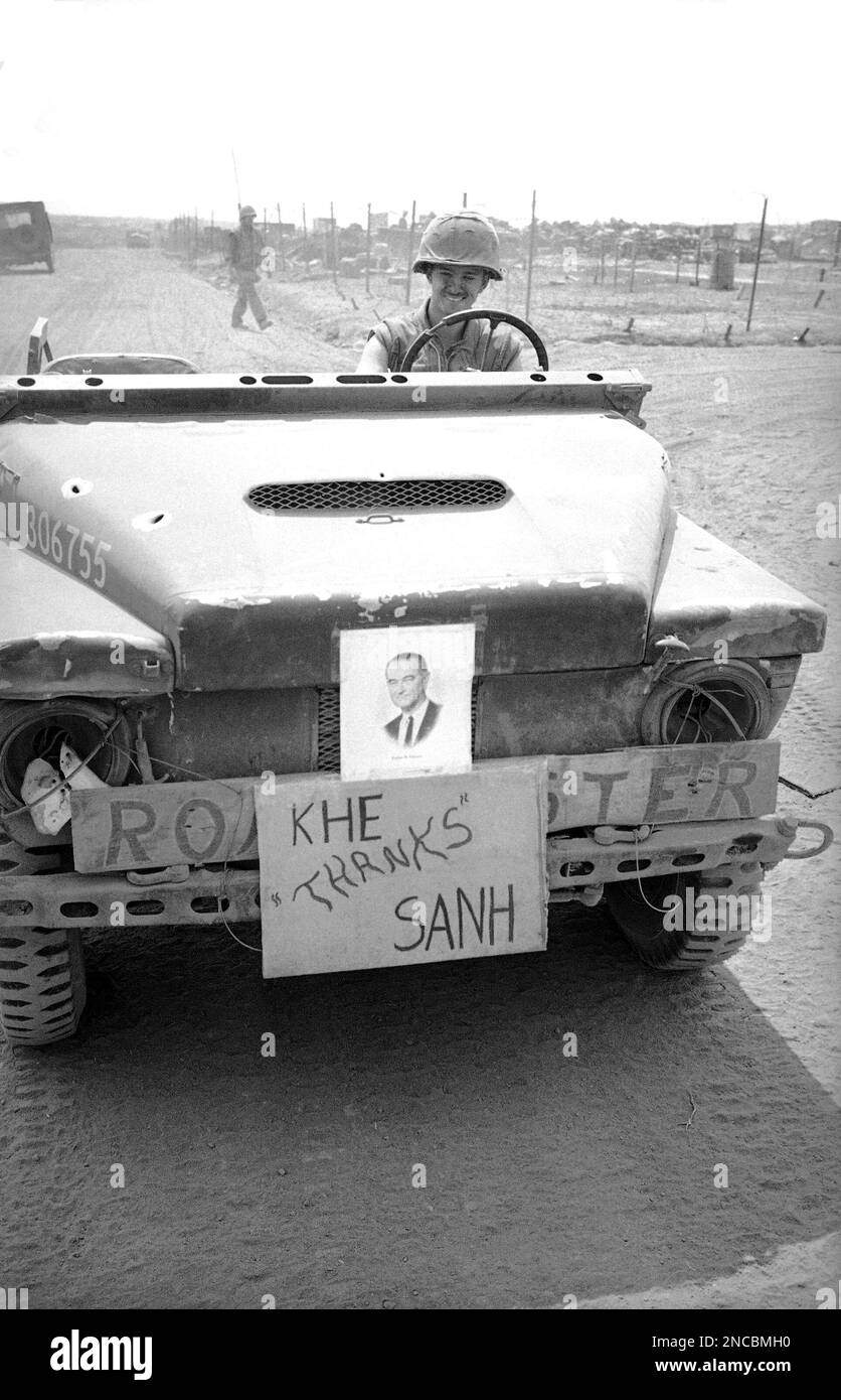 To show their gratitude toward President Lyndon Johnson after the U.S ...