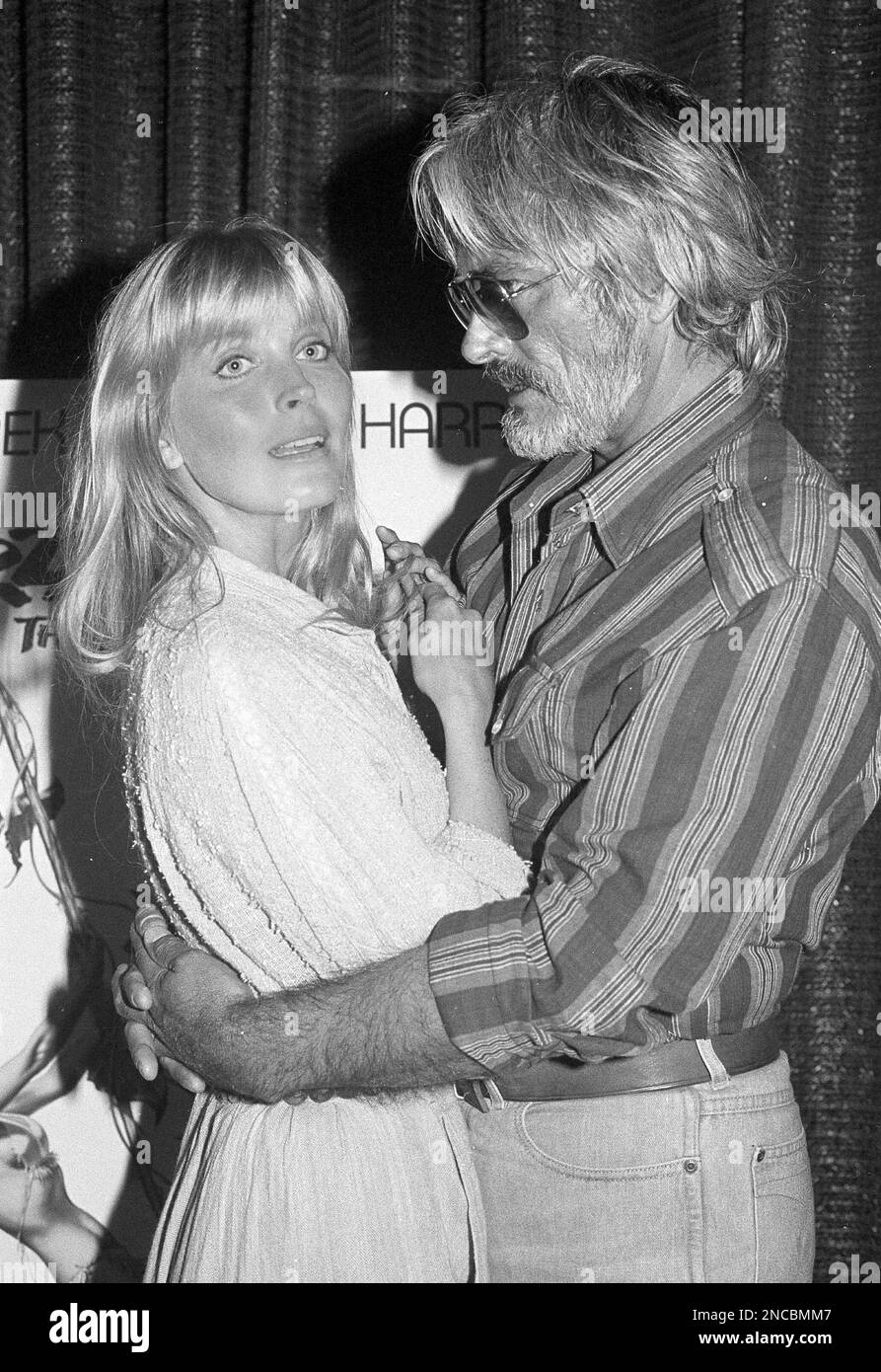 Bo Derek is pictured with her husband John Derek in Los Angeles, July ...