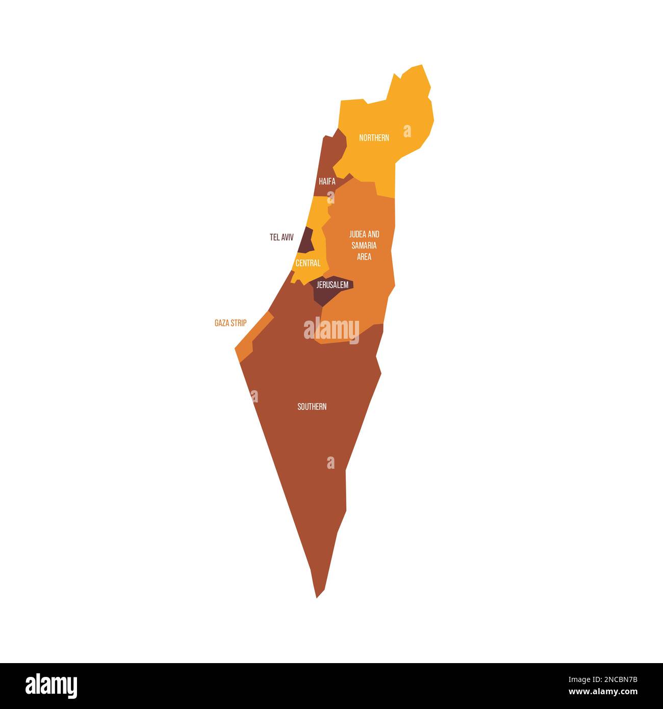 Judea samaria map hi-res stock photography and images - Alamy