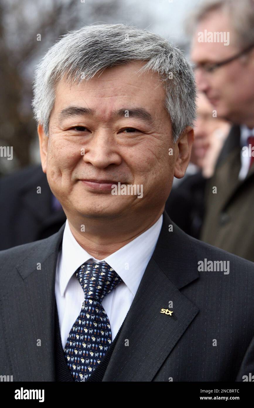 STX Shipbuilding CEO for Europe Su-Jou Kim, of South Korea, at the ...