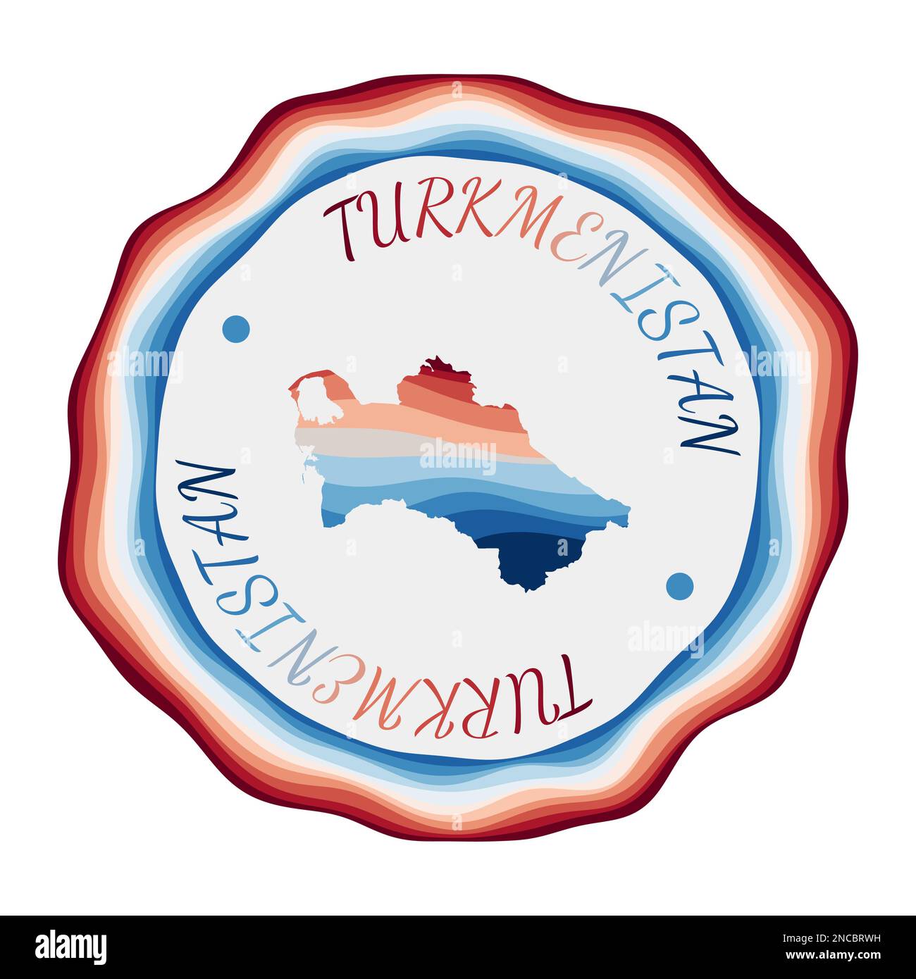 Wave badge artwork Stock Vector Images - Alamy