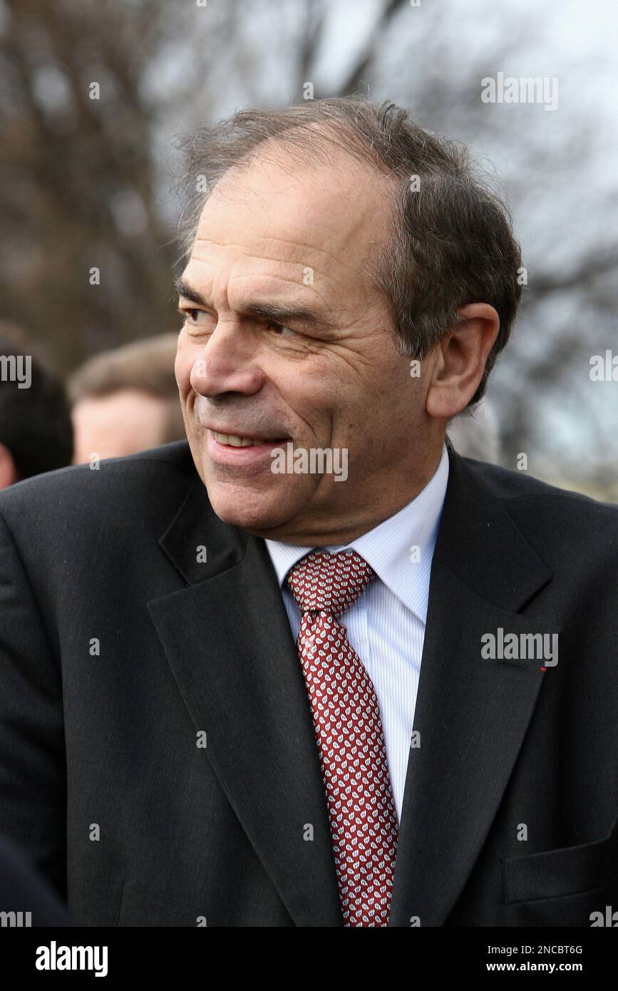 Patrick Boissier, director of DCNS, the Saint Nazaire STX shipyards, in ...
