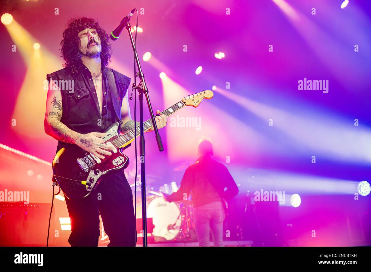 Manchester, UK. 14th February 2023. Paddy Cornwall, Seamus Coyle , Eric ...
