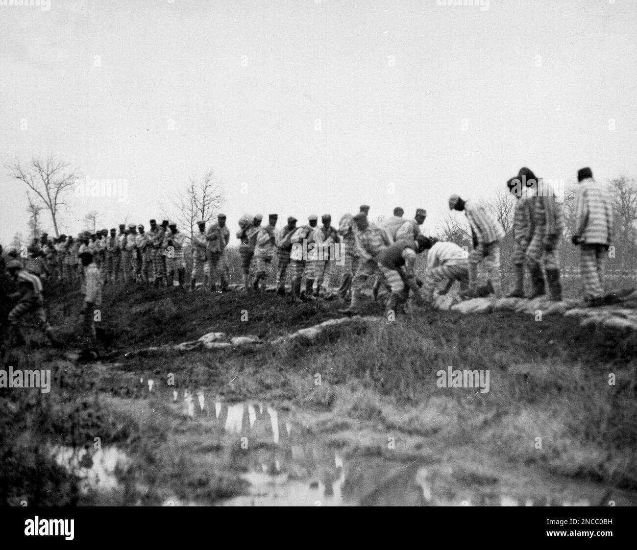 A southern chain gang in an unknown location circa 1948. (AP Photo ...