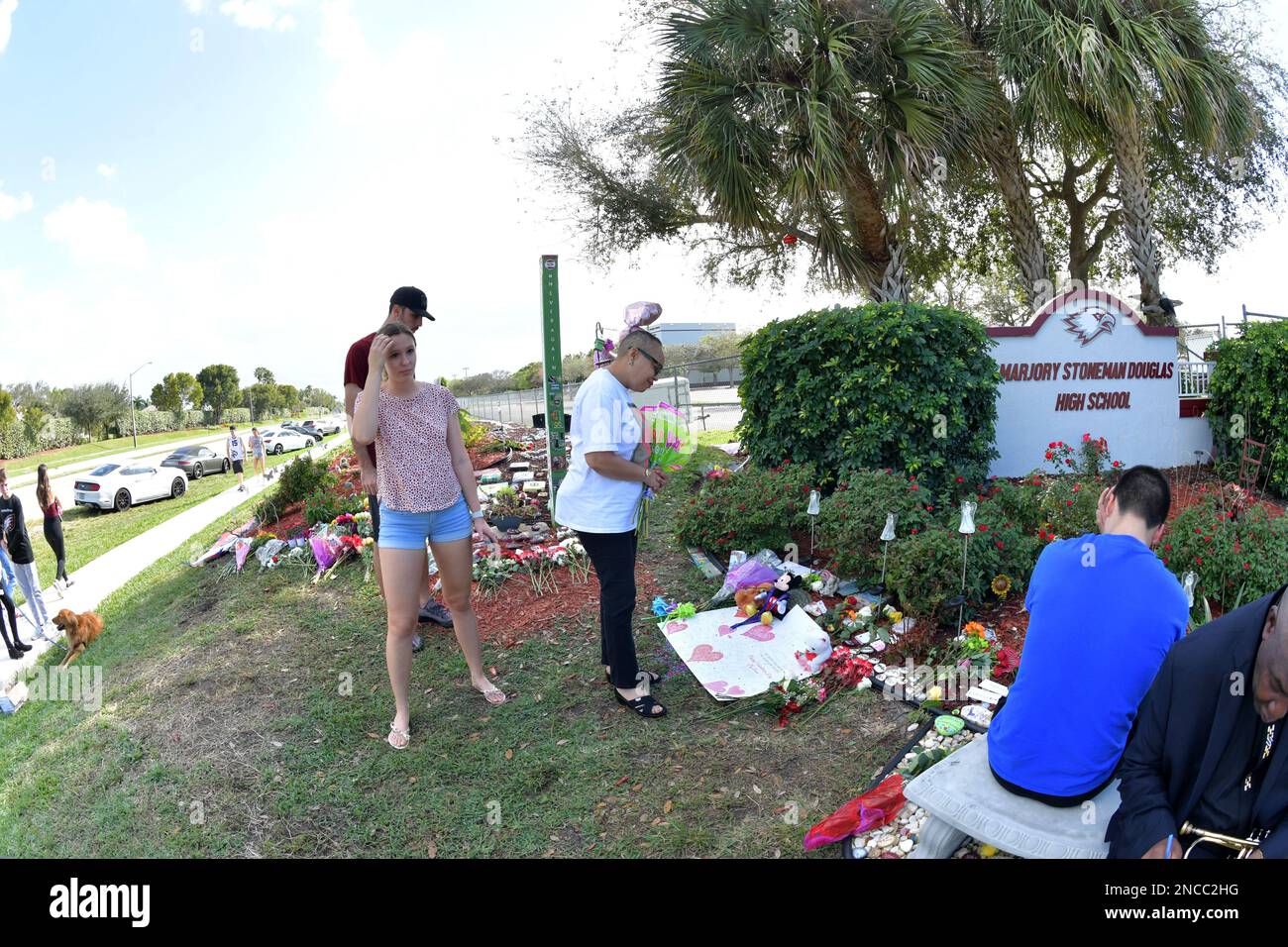 PARKLAND, FL - FEBRUARY 14: Parkland Victims Remembered At MSD High ...