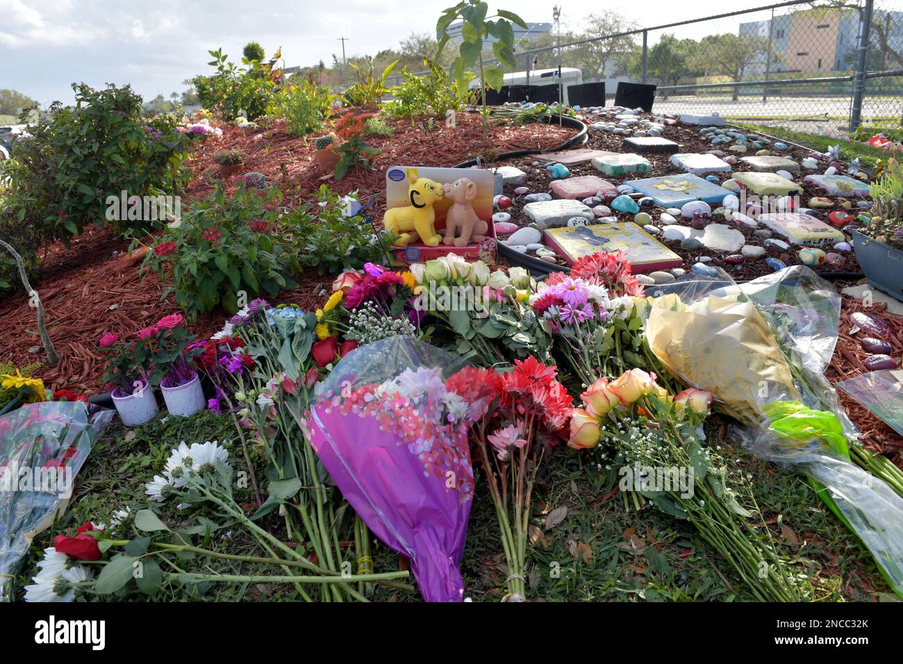 PARKLAND, FL - FEBRUARY 14: Parkland Victims Remembered At MSD High ...