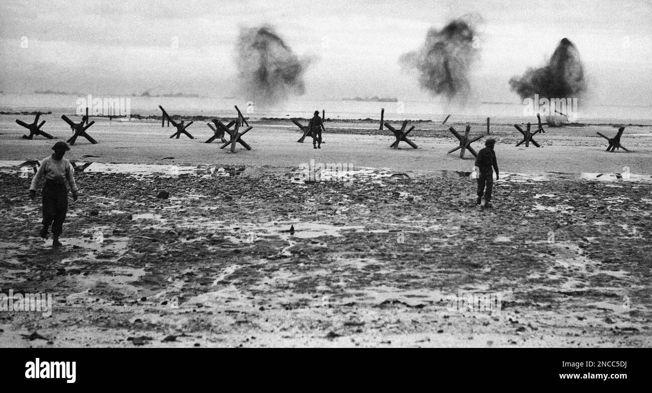 Among the first to land on the Normandy beaches were Royal Navy ...