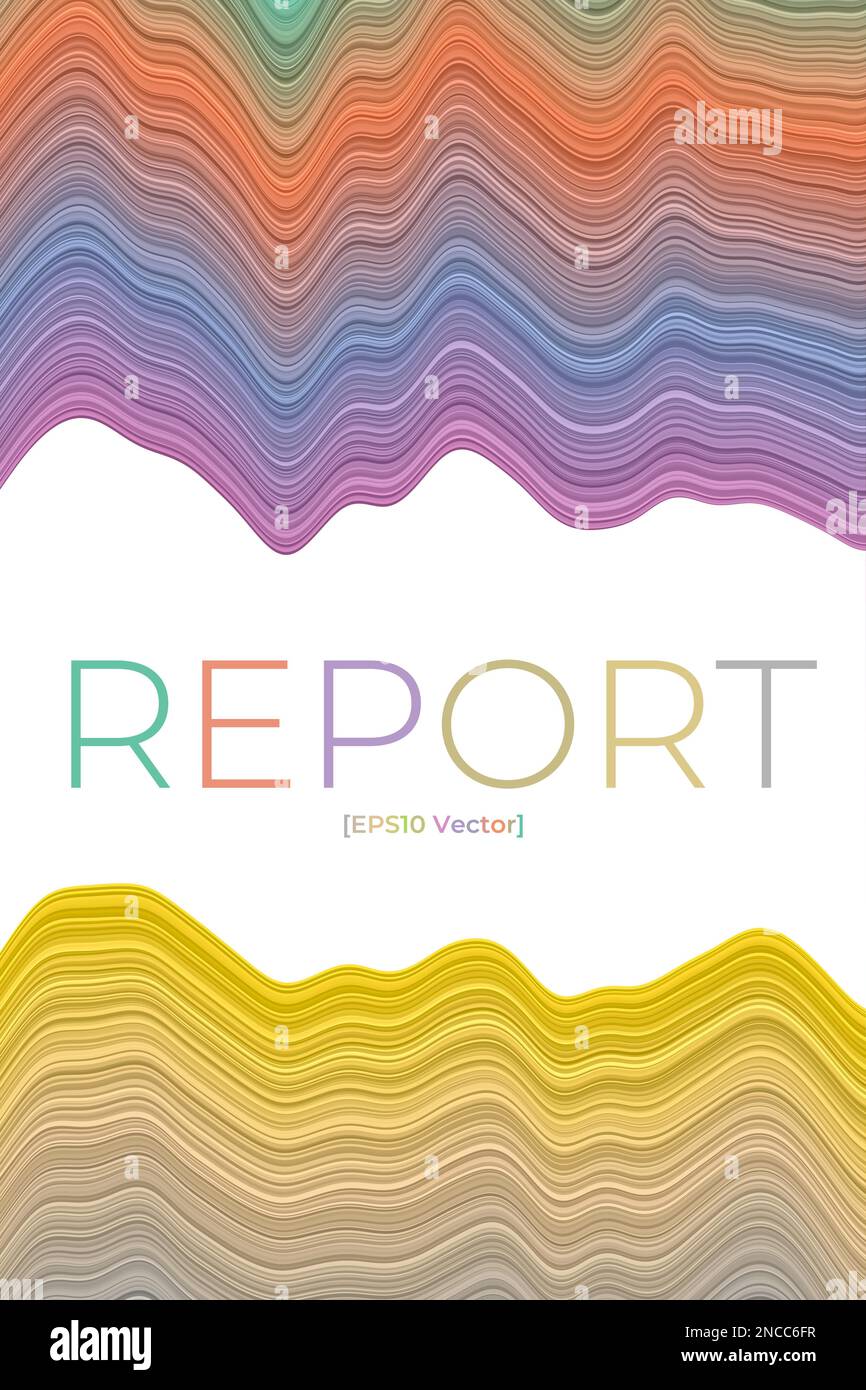 Cover page template. Can be used as banner, flyer, poster, business ...