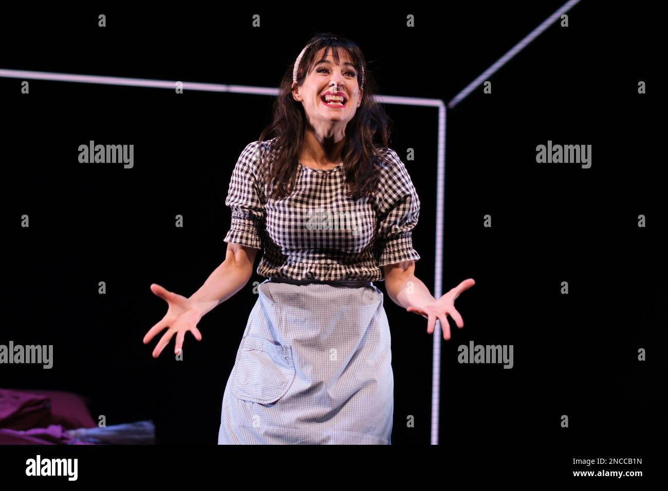 Madrid, Spain. 14th Feb, 2023. Soprano Maria Rey-Joly performs during ...