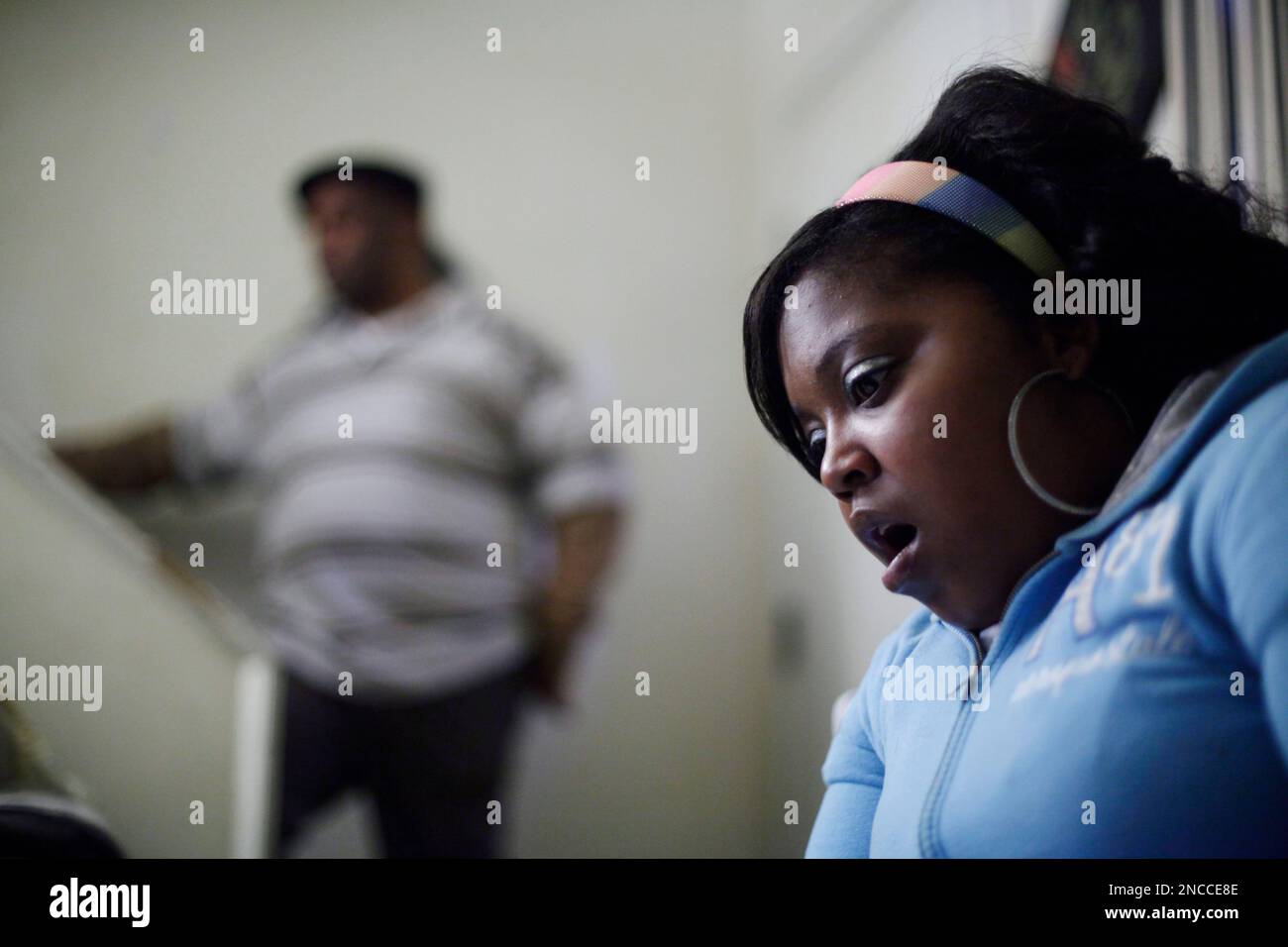 In this Friday, Jan. 21, 2011 photo, Davida Johnson, 30, seen with her ...
