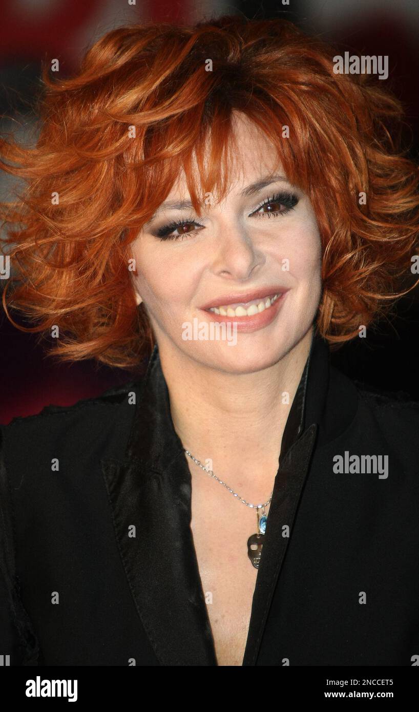 French singer Mylene Farmer arrives at the Cannes festival palace, to ...