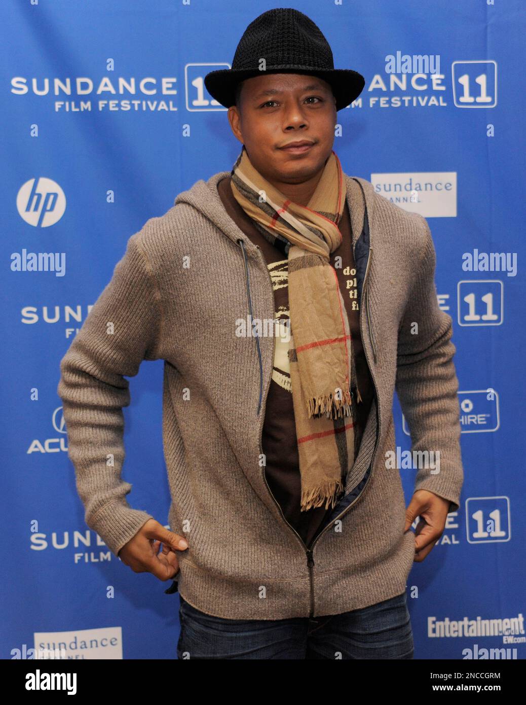 Terrence Howard, a cast member in "The Ledge," arrives at the premiere ...