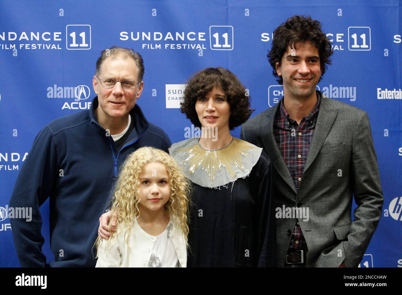 From left to right, actor David Warshofsky, actress Isabella Acres ...