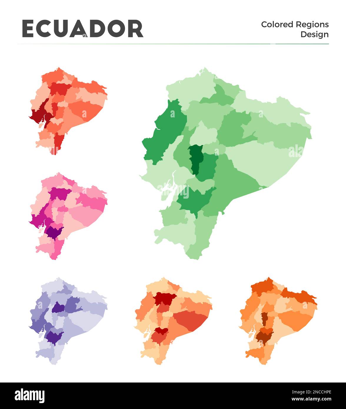 Ecuador map collection. Borders of Ecuador for your infographic ...