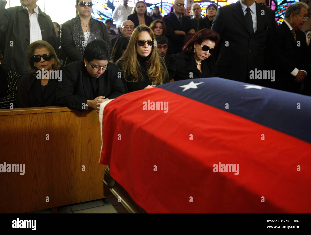 Cecilia Victoria Perez, second from left, and Maria Francia Perez ...