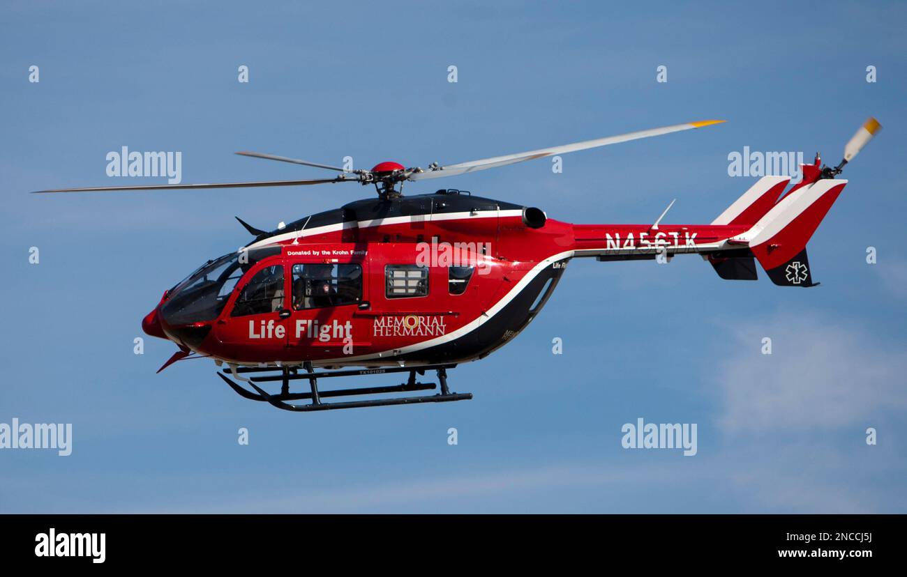 A Life Flight helicopter carries U.S. Rep. Gabrielle Giffords, D-Ariz ...