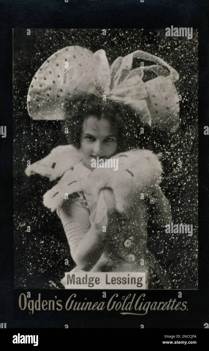 Madge Lessing - photo by Jacob Schloss (New York) - restored from ...