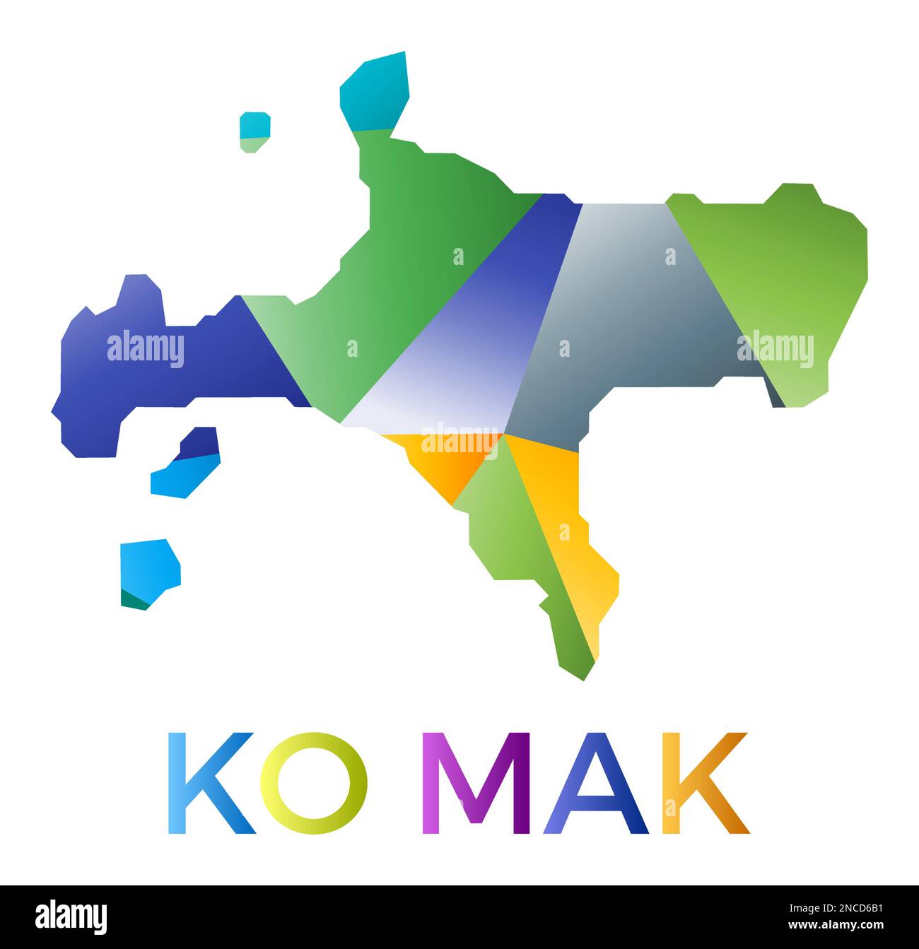 Ko mak map vector vectors hi-res stock photography and images - Alamy