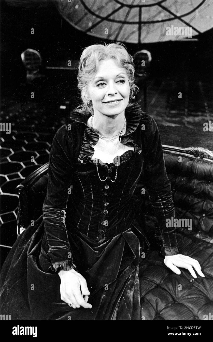 FILE - In this May 4, 1981 file photo, actress Susannah York sits on ...