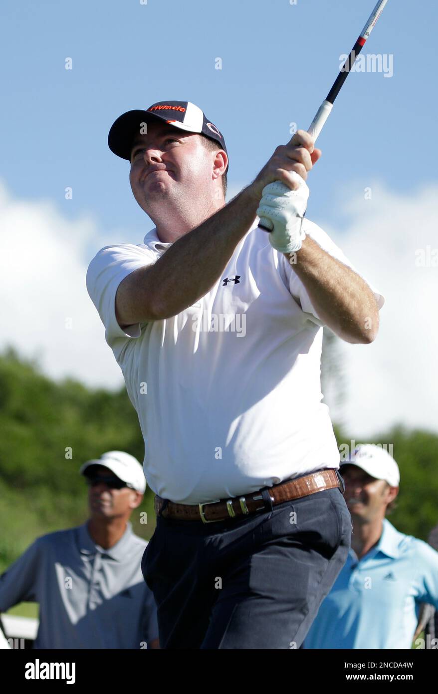 Robert Garrigus during the Hyundai Tournament of Champions golf ...
