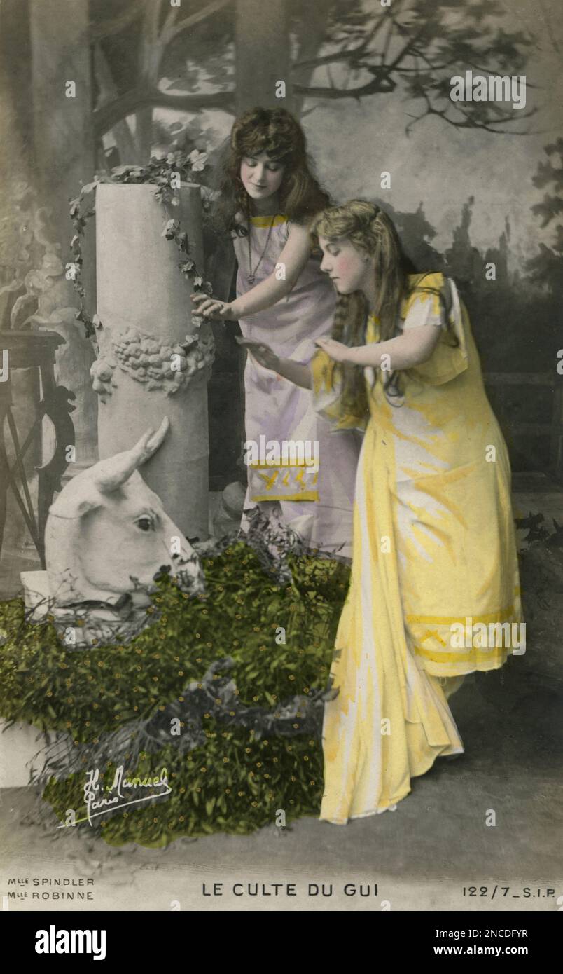 'Le Culte du Gui' (The Mistletoe Cult) by H Manuel (Paris ...