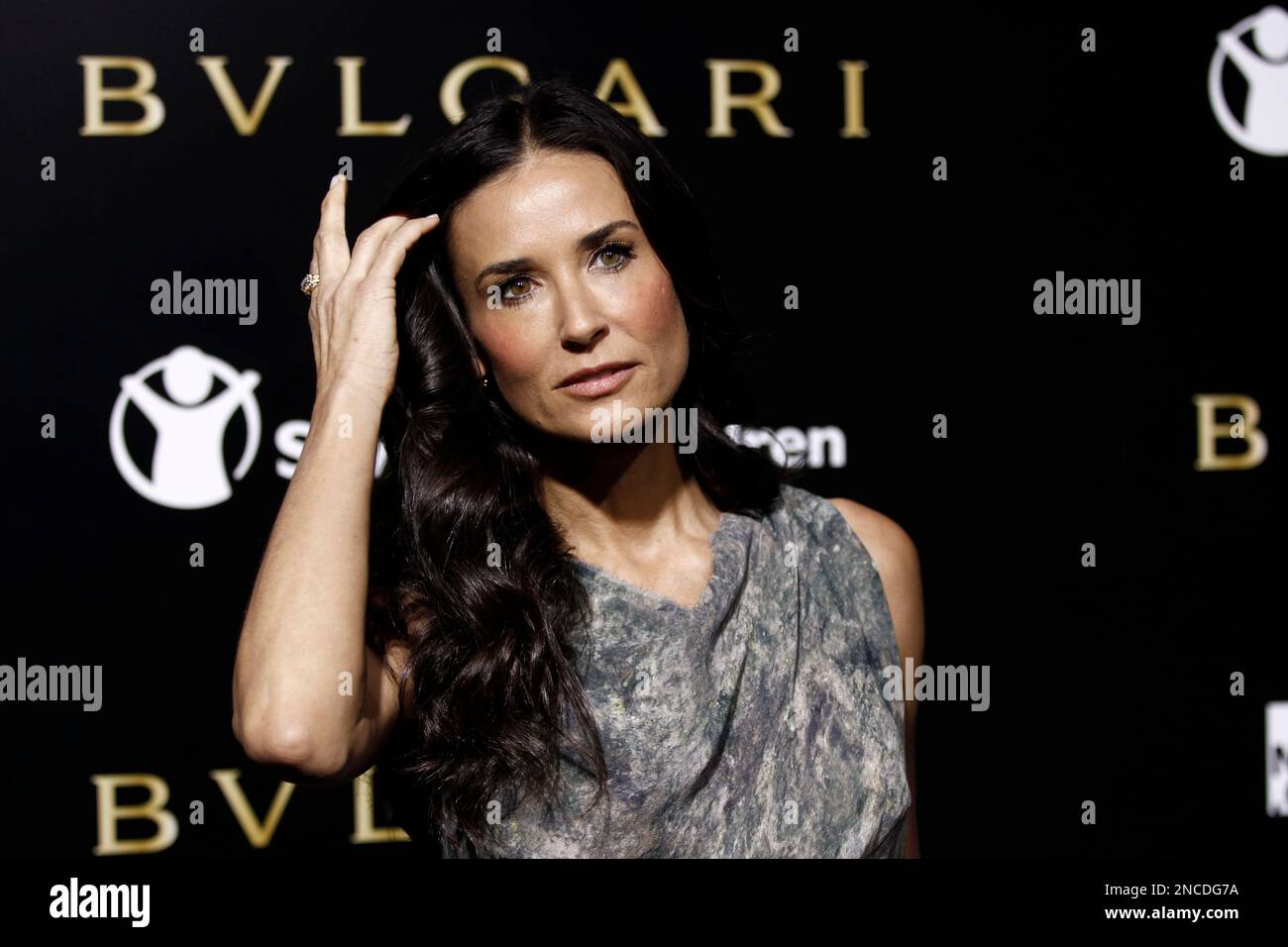 Demi Moore arrives at the BVLGARI Fundraiser benefitting Save The ...