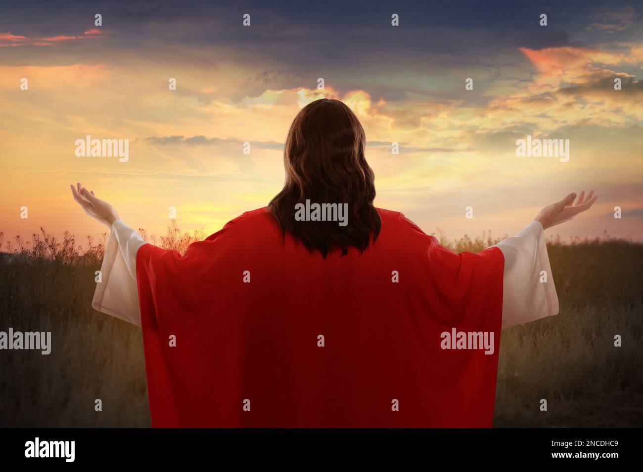 Jesus resurrected silhouette hi-res stock photography and images - Alamy