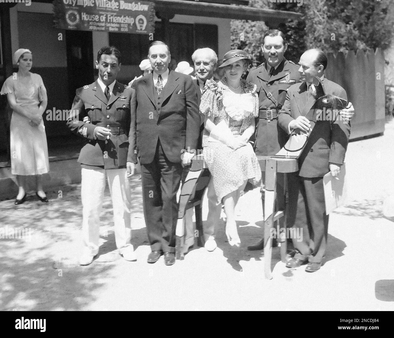 Participants in the National Air Races in Los Angeles were guests of ...