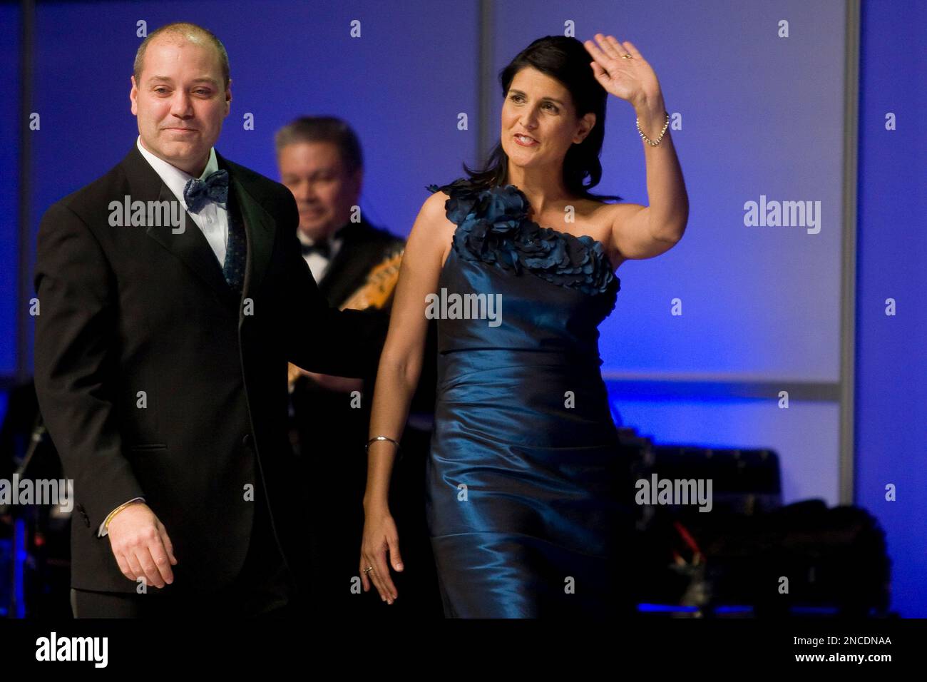 First Gentleman Michael Haley, left, and Governor Nikki Haley, right ...