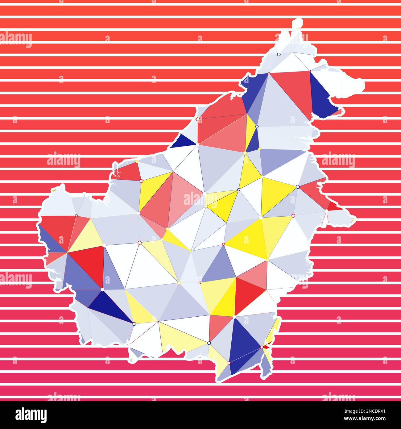 Borneo vector illustration. Borneo design on gradient stripes ...