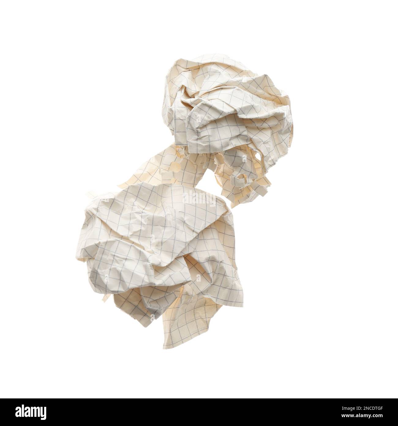 Crumpled Notebook Paper Ball