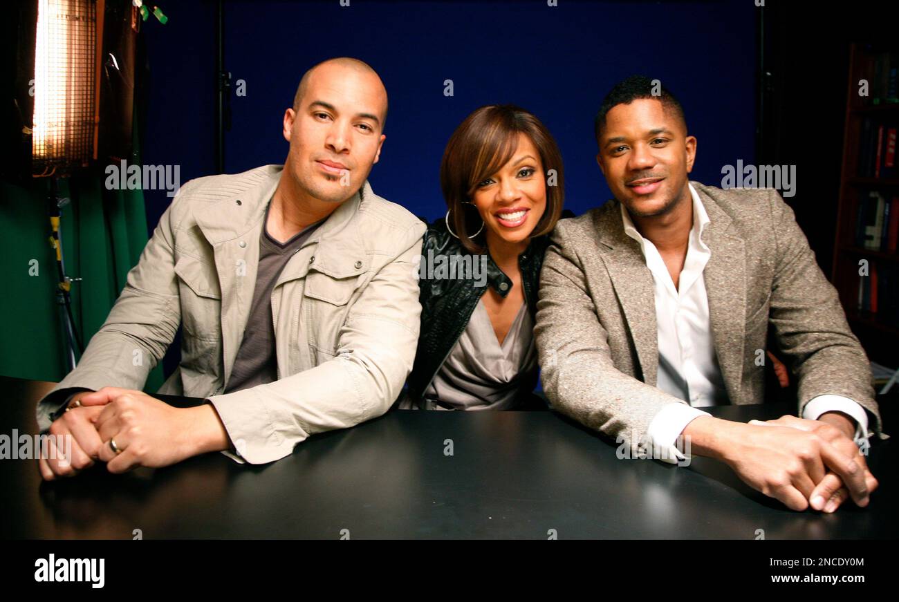 Actors Coby Bell, left, Wendy Raquel Robinson, center, and Hosea ...