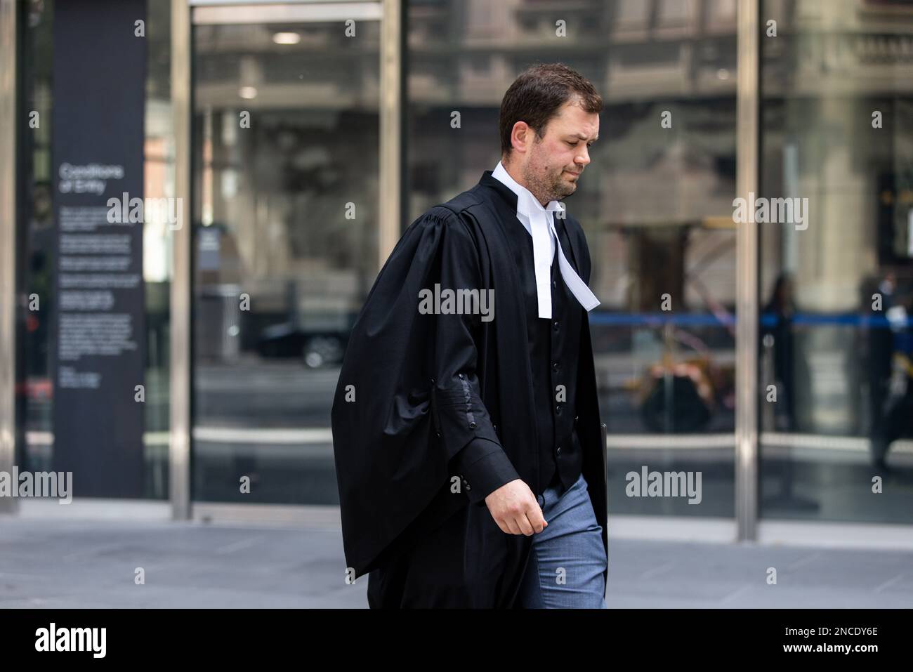 Defence Barrister David Carolan departs from the County Court of ...