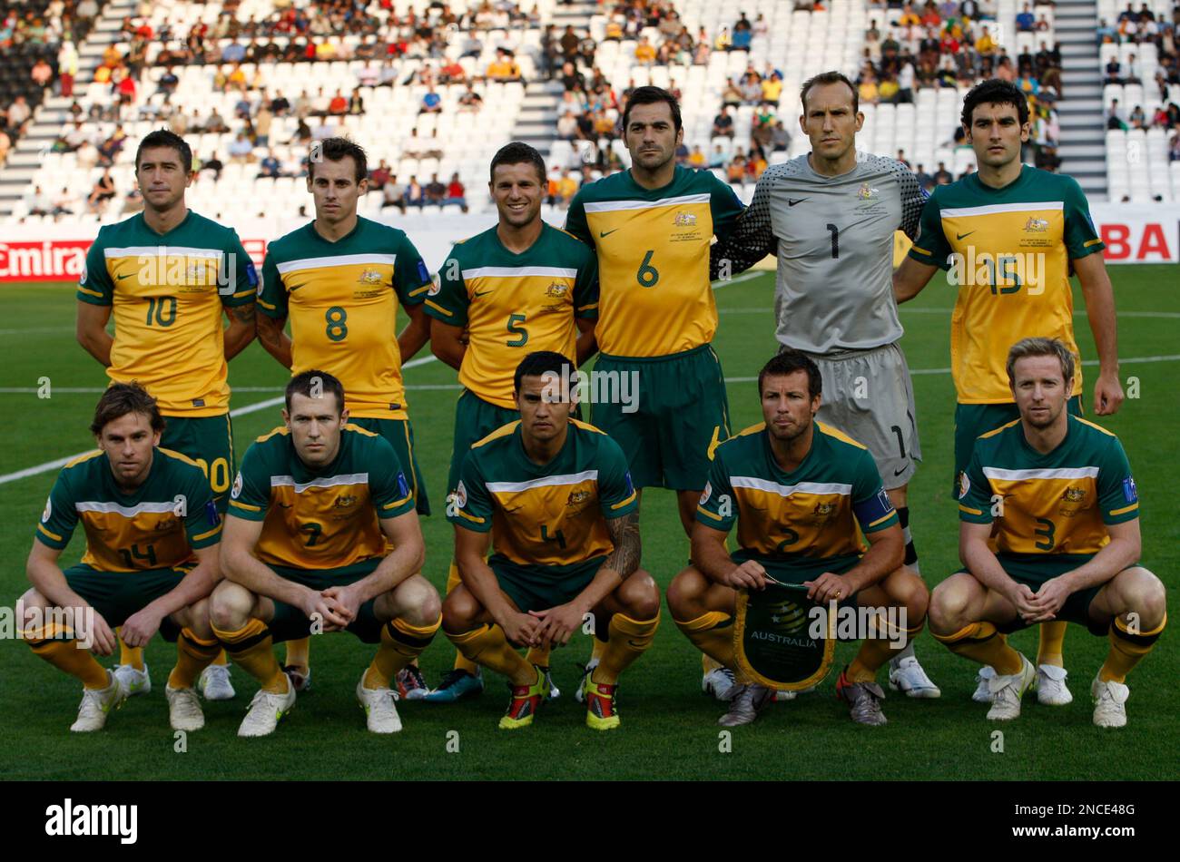 Australian national team pose for a picture before their AFC Asian Cup ...