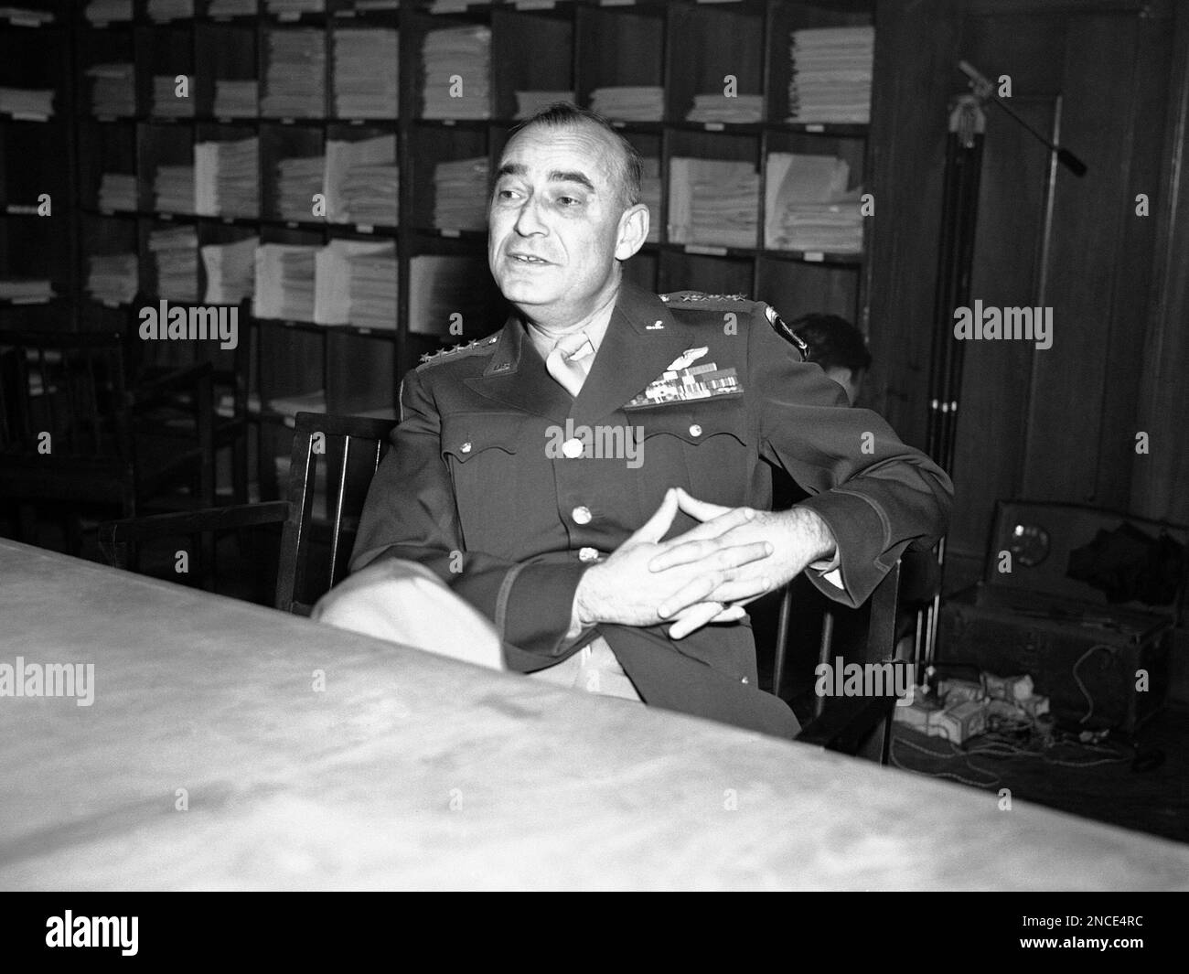General Joseph McNarney, Commanding General U.S. forces in the European ...