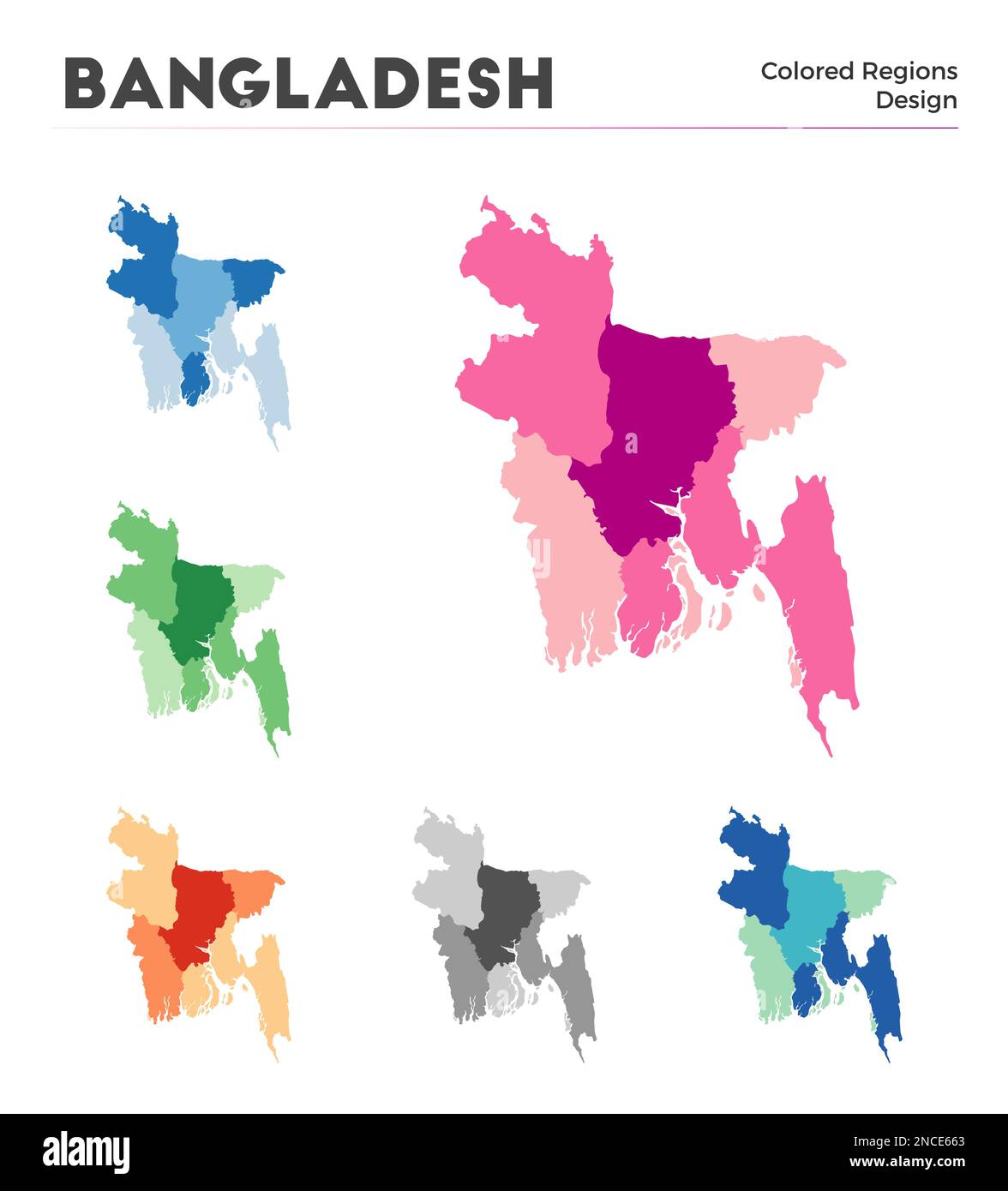 Bangladesh map collection. Borders of Bangladesh for your infographic ...