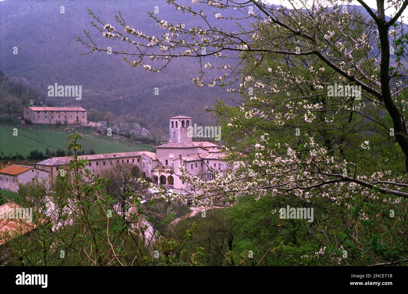 Fonte Avellana or the Venerable Hermitage of the Holy Cross Stock Photo ...