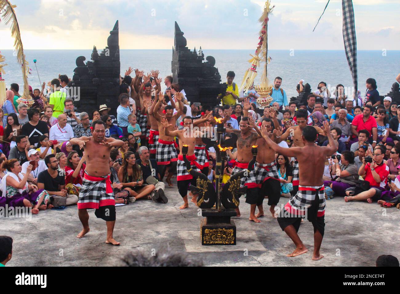 Bali, Indonesia, December 27th 2015 - A traditional balinese kecak ...