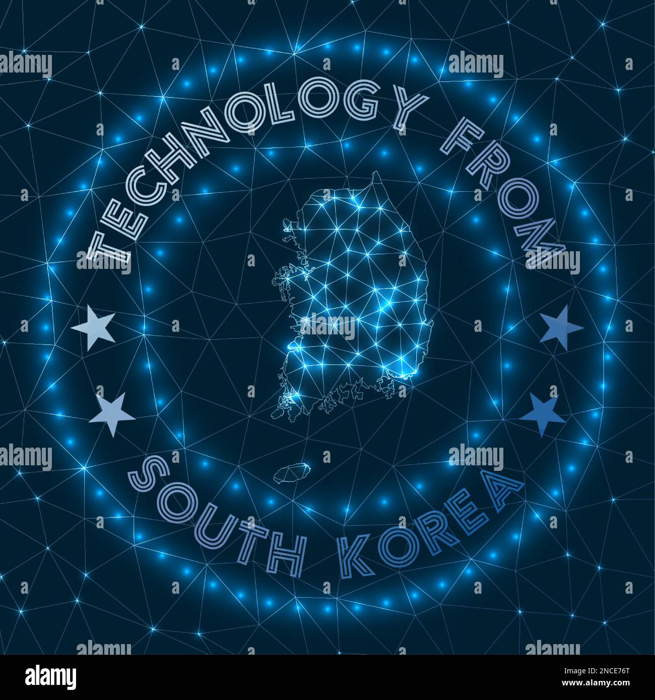 South korea vector concept technology hi-res stock photography and ...
