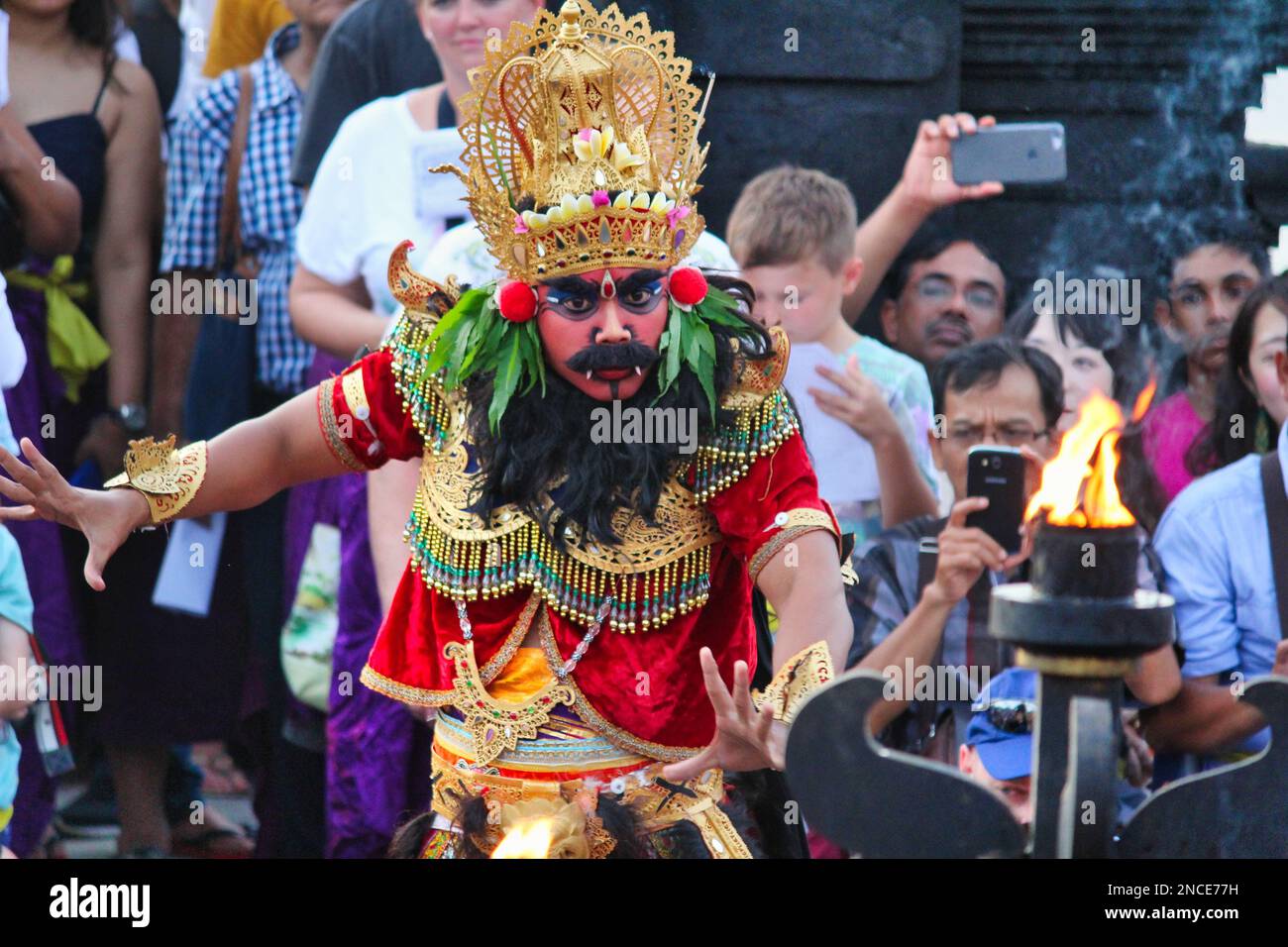 Bali, Indonesia, December 27th 2015 - A traditional balinese kecak ...
