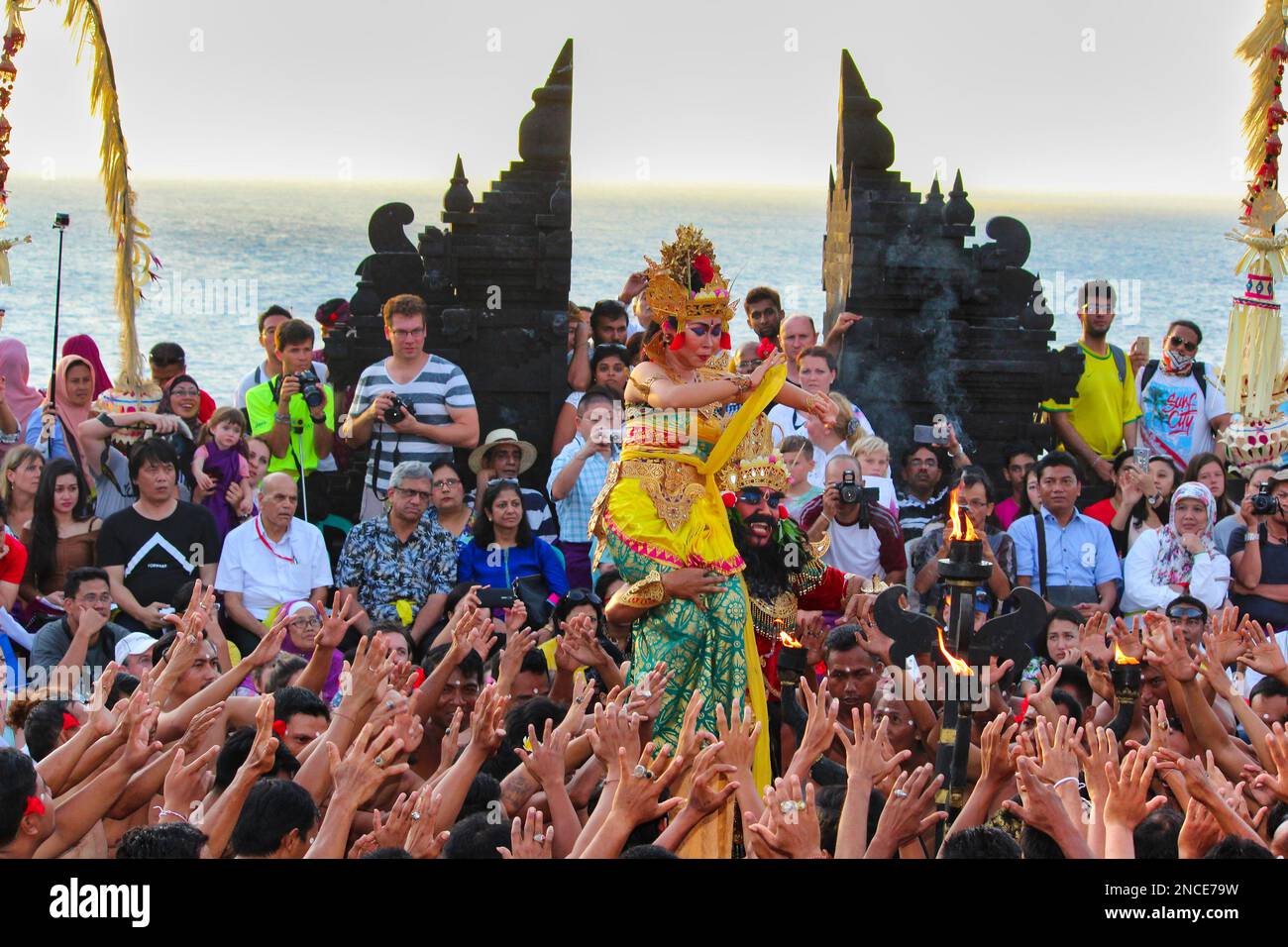 Bali, Indonesia, December 27th 2015 - A traditional balinese kecak ...