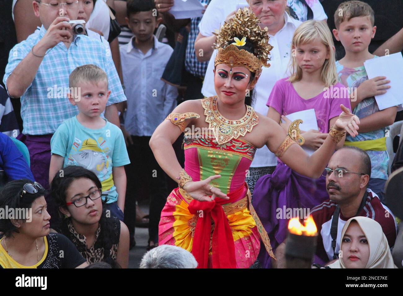 Bali, Indonesia, December 27th 2015 - A traditional balinese kecak ...