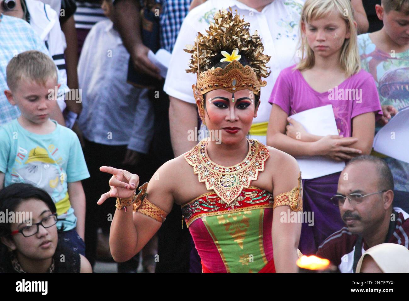 Bali, Indonesia, December 27th 2015 - A traditional balinese kecak ...