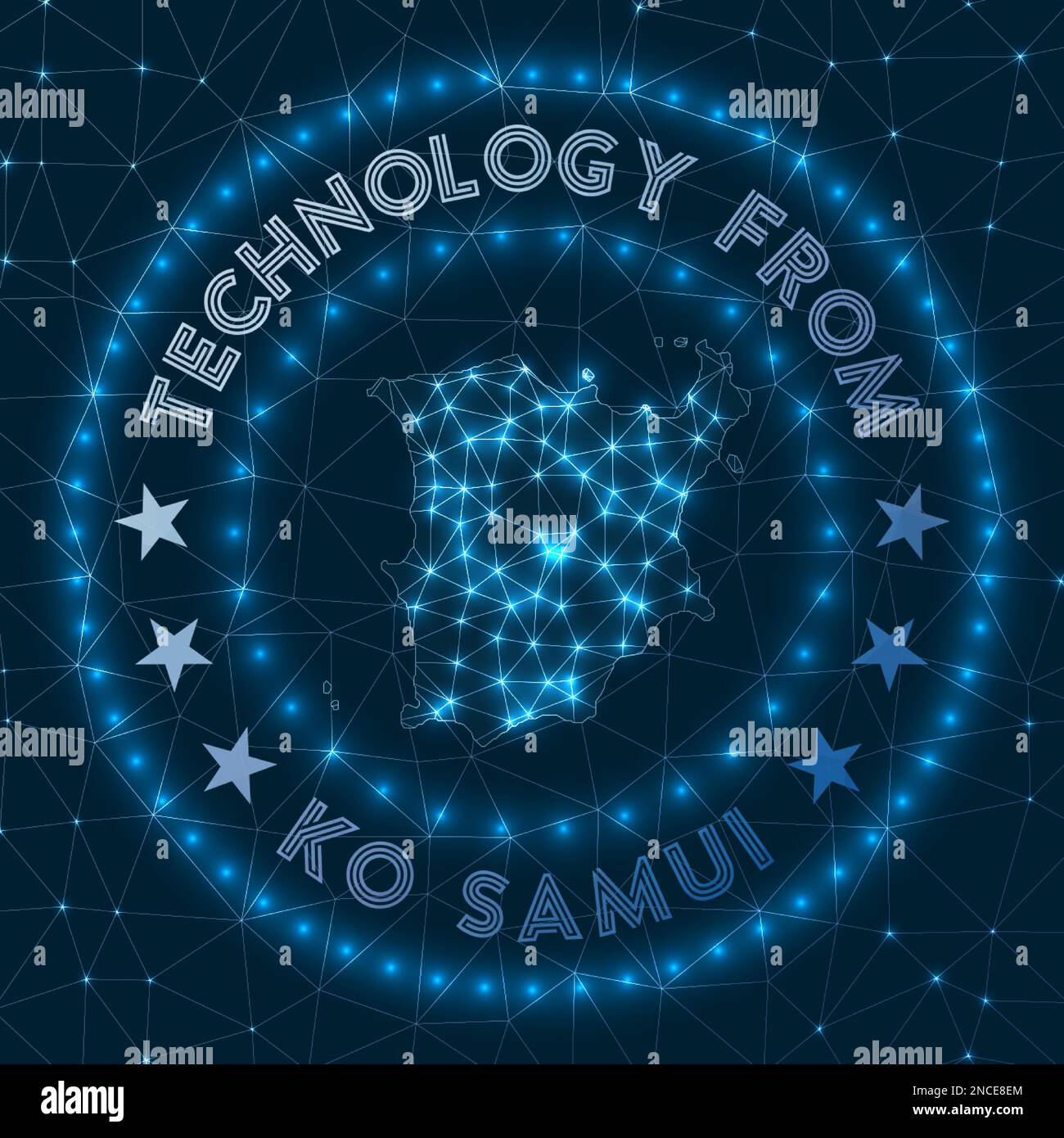 Ko samui map Stock Vector Images - Alamy
