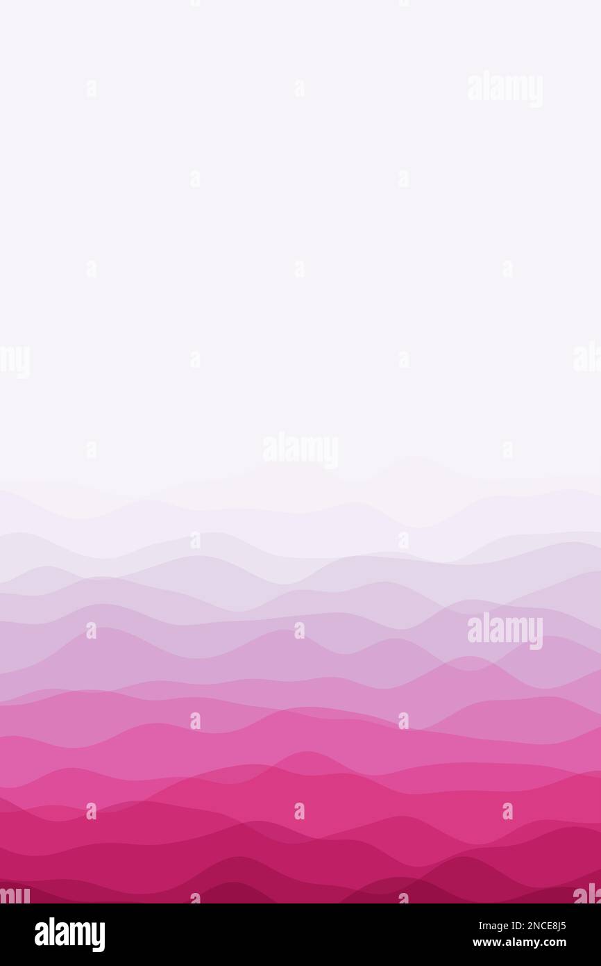 Cover page template. Page template with soft curves in purple and red ...